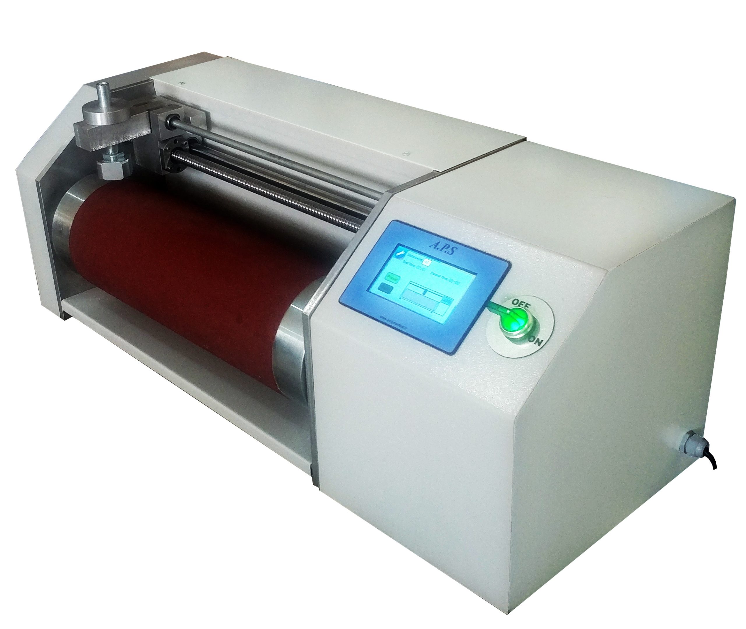 Azmoon Polymer Sepahan Rotary Drum Abrasion Tester | PTS Lab